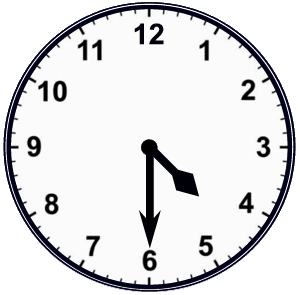 O'clock & Half Past (Read Analogue, Write Digital)