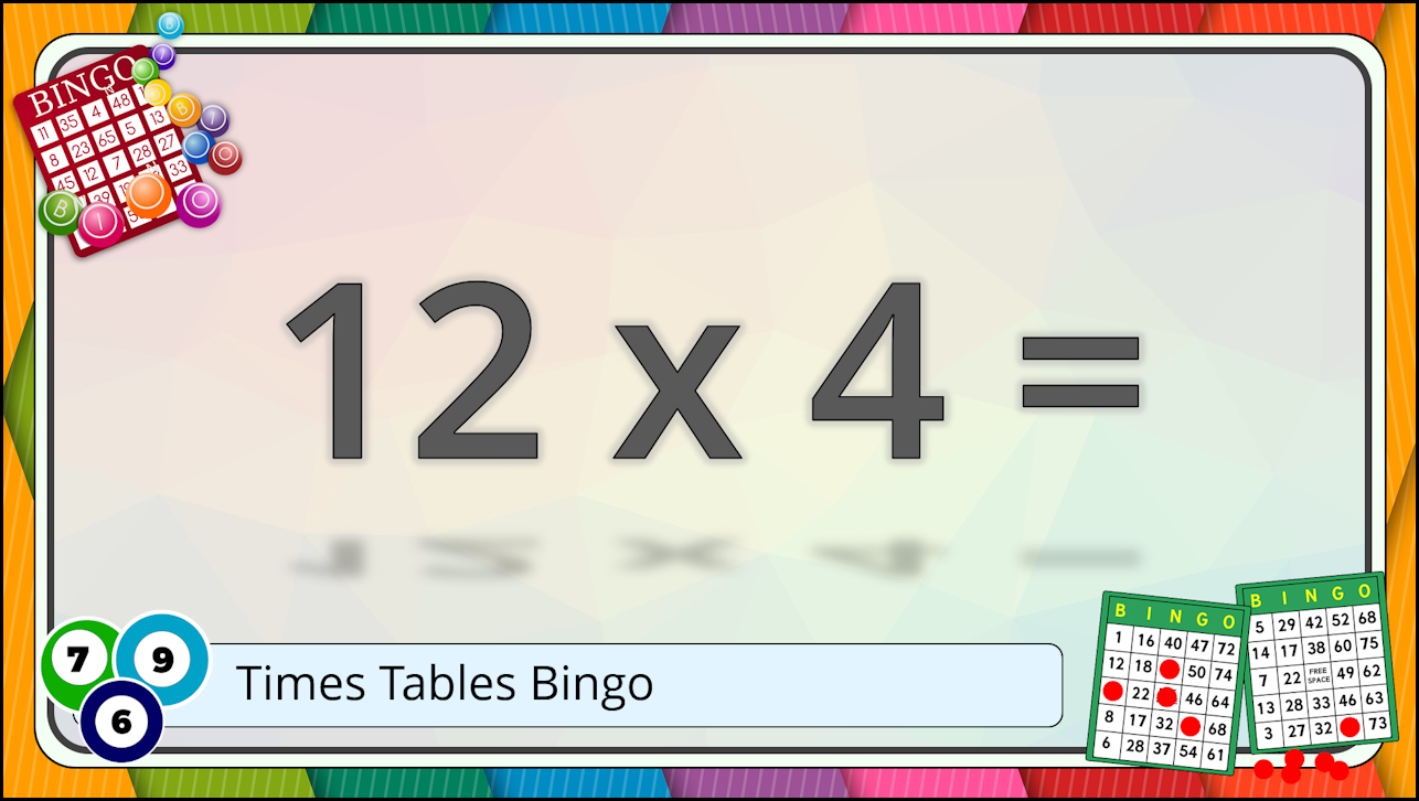 4x Table Bingo Game - Snappy Maths
