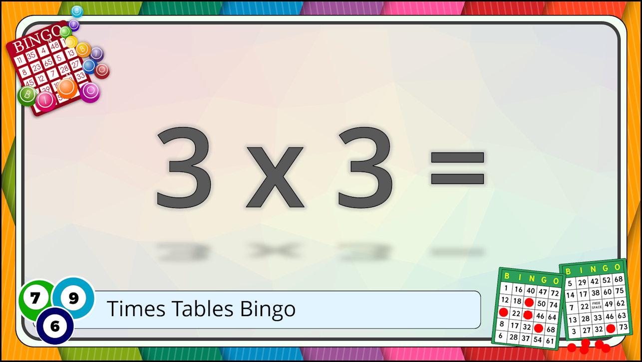 3x Table Bingo Game - Snappy Maths