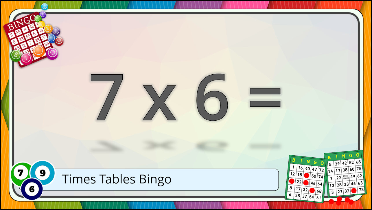 6x Table Bingo Game - Snappy Maths