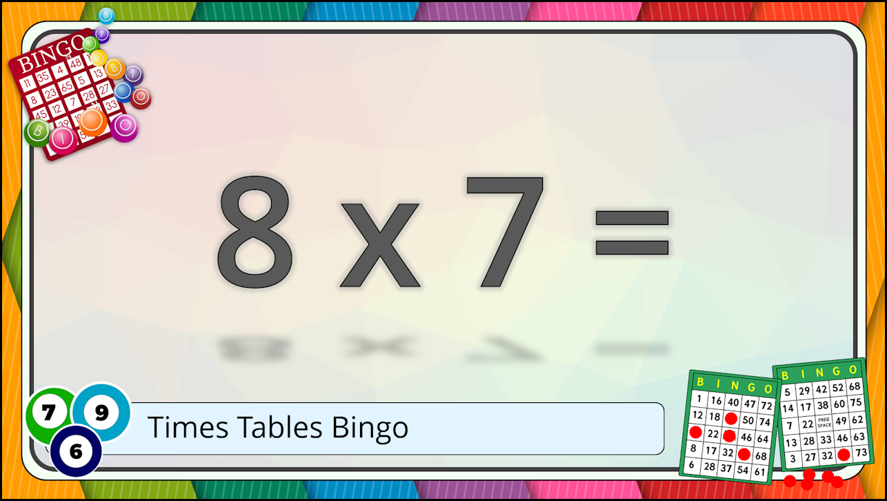 7x Table Bingo Game - Snappy Maths