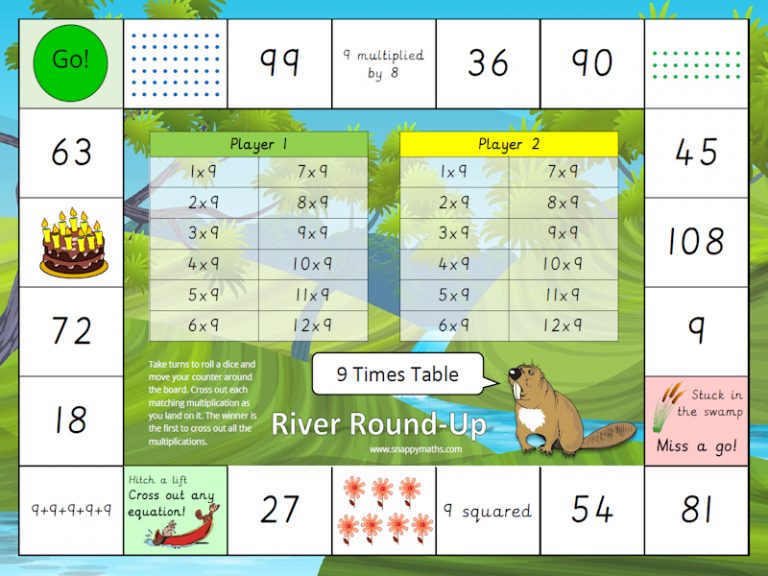 Free 9x Table Worksheets and Games (no sign-up) - Snappy Maths