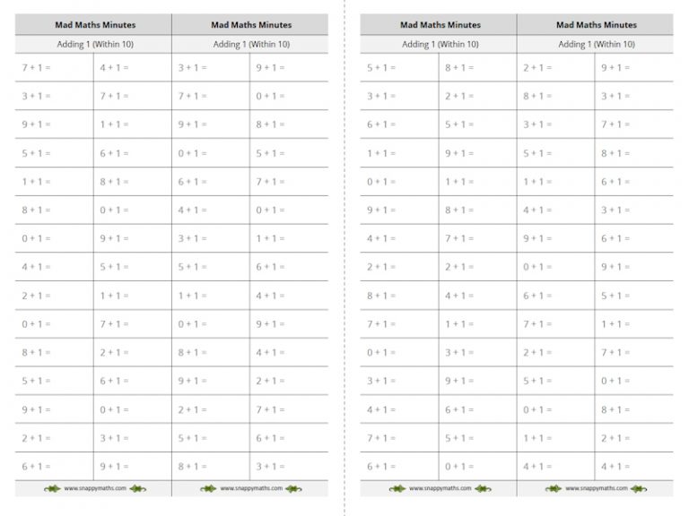 Counting, Numerals, Numbers and Number Words Worksheets - Snappy Maths