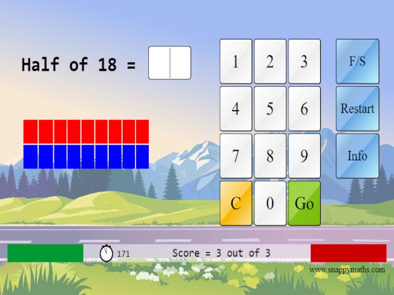Doubles and Halves Worksheets and Games - Snappy Maths