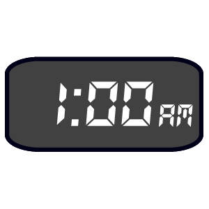 O'clock (read digital) Interactive Mad Maths